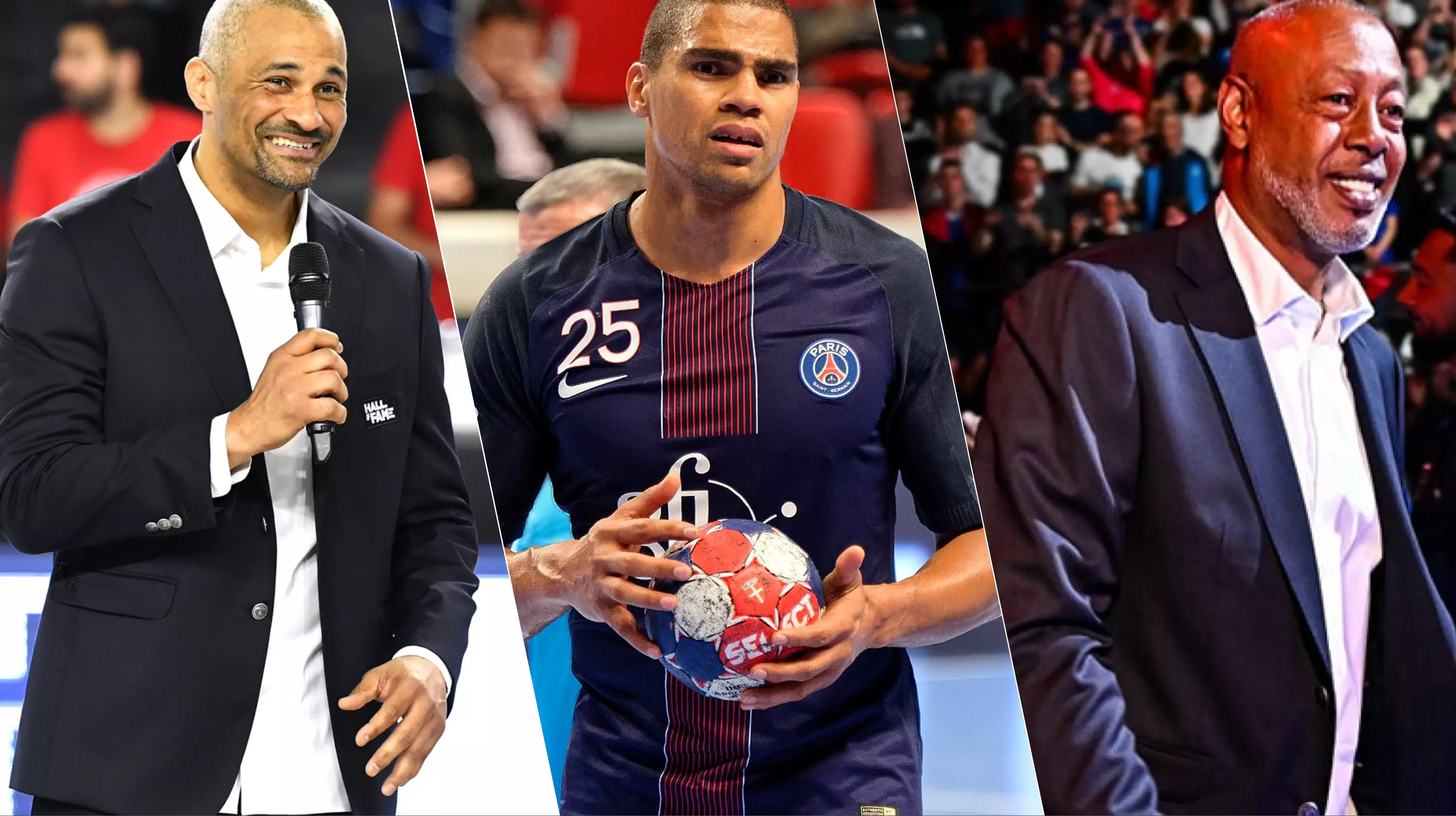 Handball : Didier Dinart, Daniel Narcisse et Jackson Richardson ...