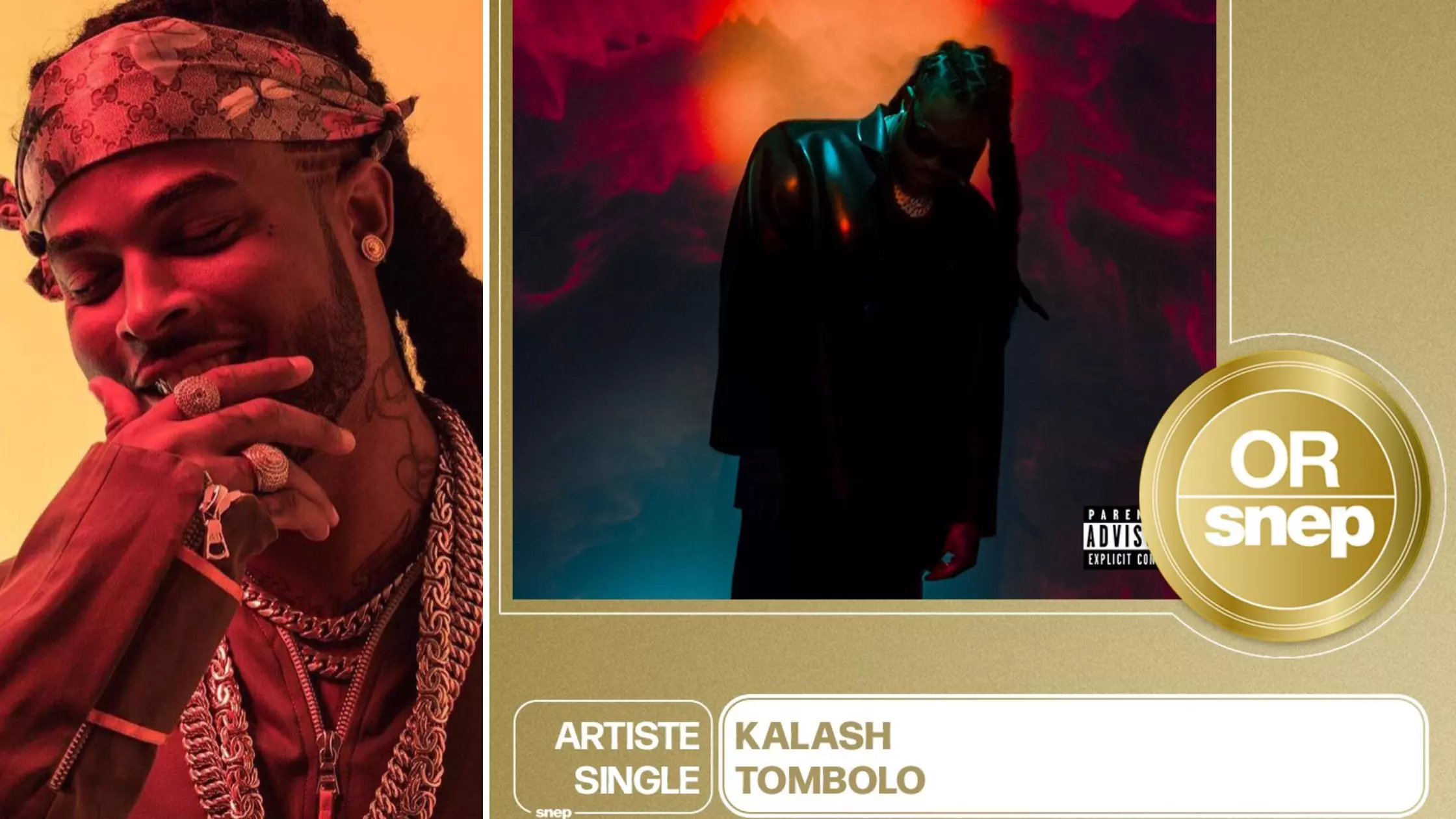 « Tombolo », un titre en or pour le chanteur martiniquais Kalash ...