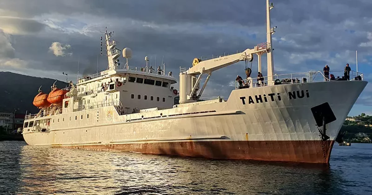 Polynésie : Le navire Tahiti Nui de retour de mission aux Tonga ...