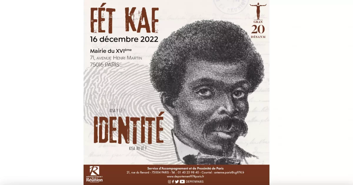 La Réunion : Le Département organise la Fét Kaf à Paris vendredi 16 ...