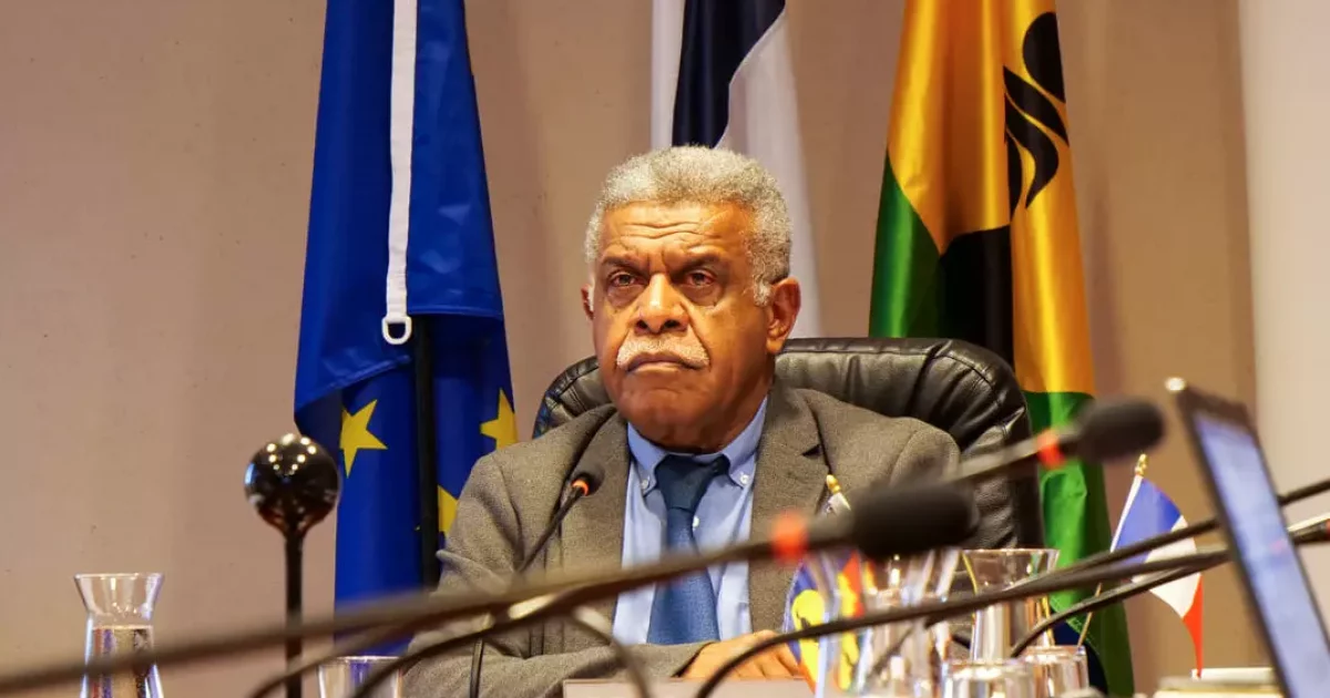 Nouvelle-Calédonie : Le président du gouvernement Louis Mapou en ...