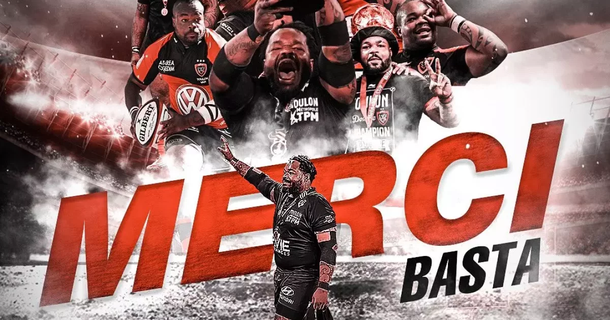 Le rugbyman guadeloupéen Mathieu Bastareaud en préparation d'un jubilé ...