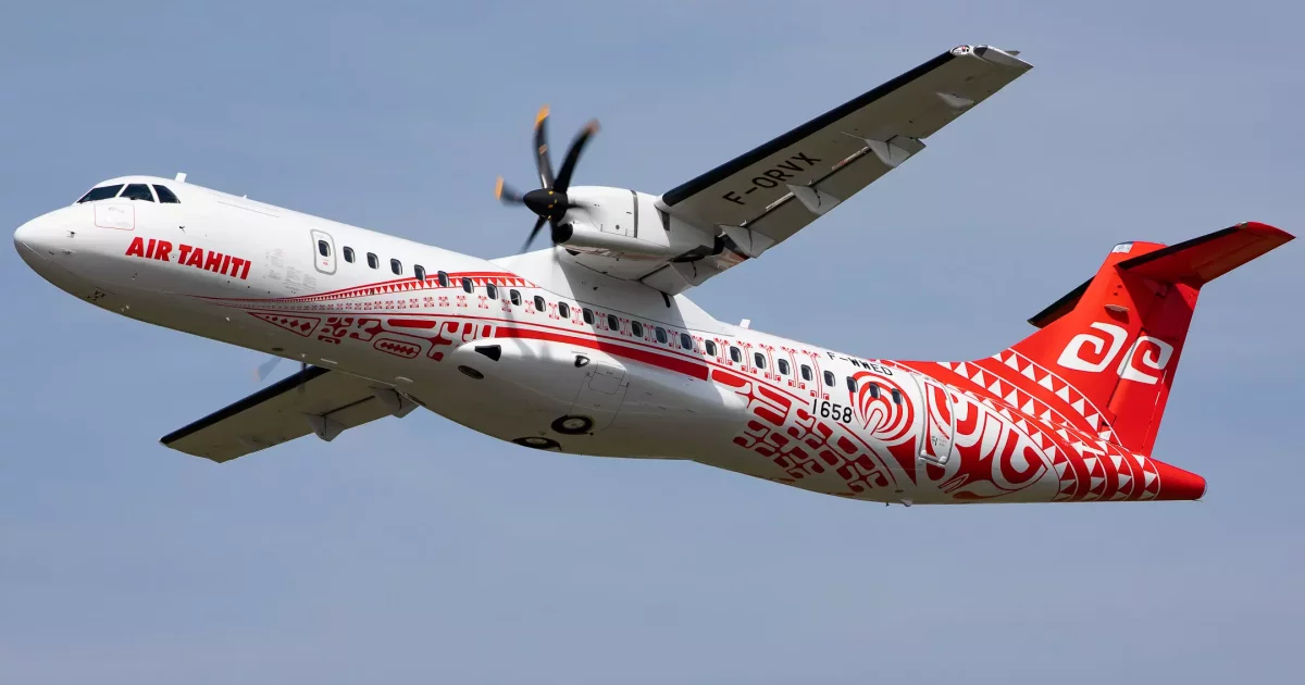 Aérien : Atanua, le nouvel ATR d’Air Tahiti, attendu en Polynésie ce ...