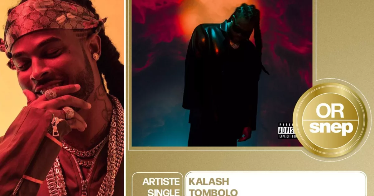 « Tombolo », un titre en or pour le chanteur martiniquais Kalash ...