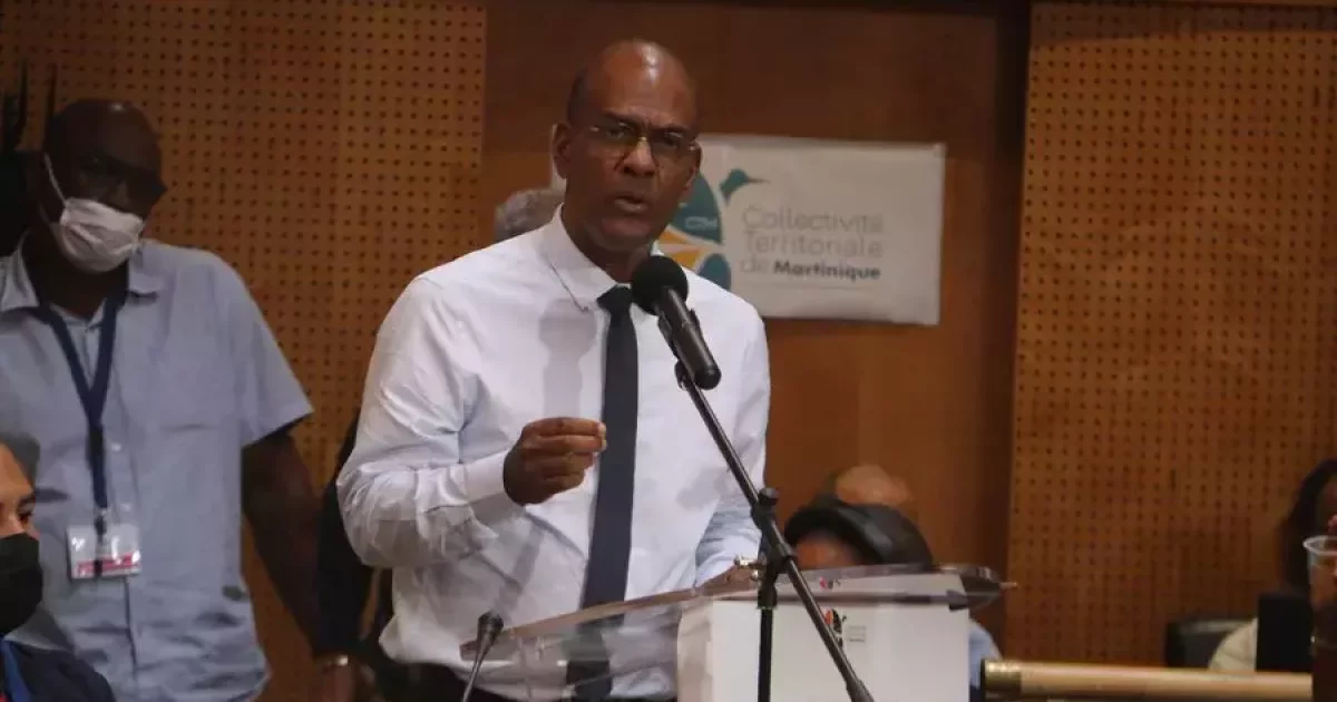 Serge Letchimy, président de la collectivité de Martinique, insiste ...