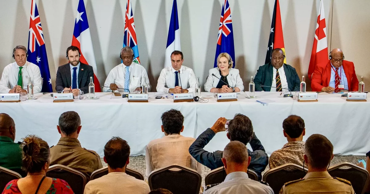 Réunis à Nouméa, les ministres de la Défense de la région Pacifique sud ...