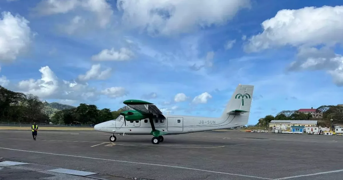 Aérien : Air Adelphi inaugure ses vols charters entre Saint-Vincent et ...