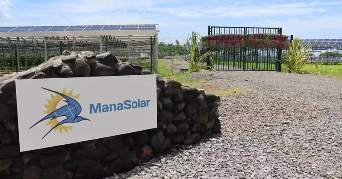 En Polynésie, le groupe Pacific Energy inaugure sa première ferme ...