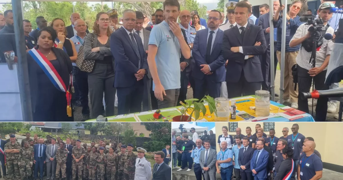A La Réunion, Emmanuel Macron sur le front de la lutte contre le chikungunya, un septième décès ...