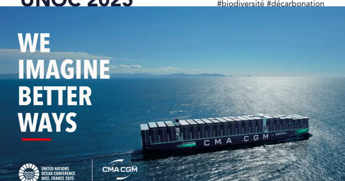 La CMA CGM annonce être « partenaire mondial » de la 3ème Conférence des Nations unies sur l ...