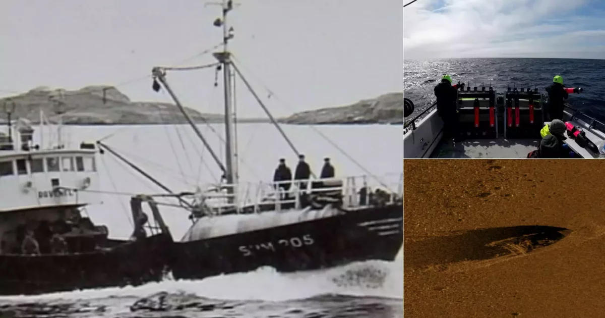 Saint-Pierre-et-Miquelon : L’épave du chalutier " Ravenel ...