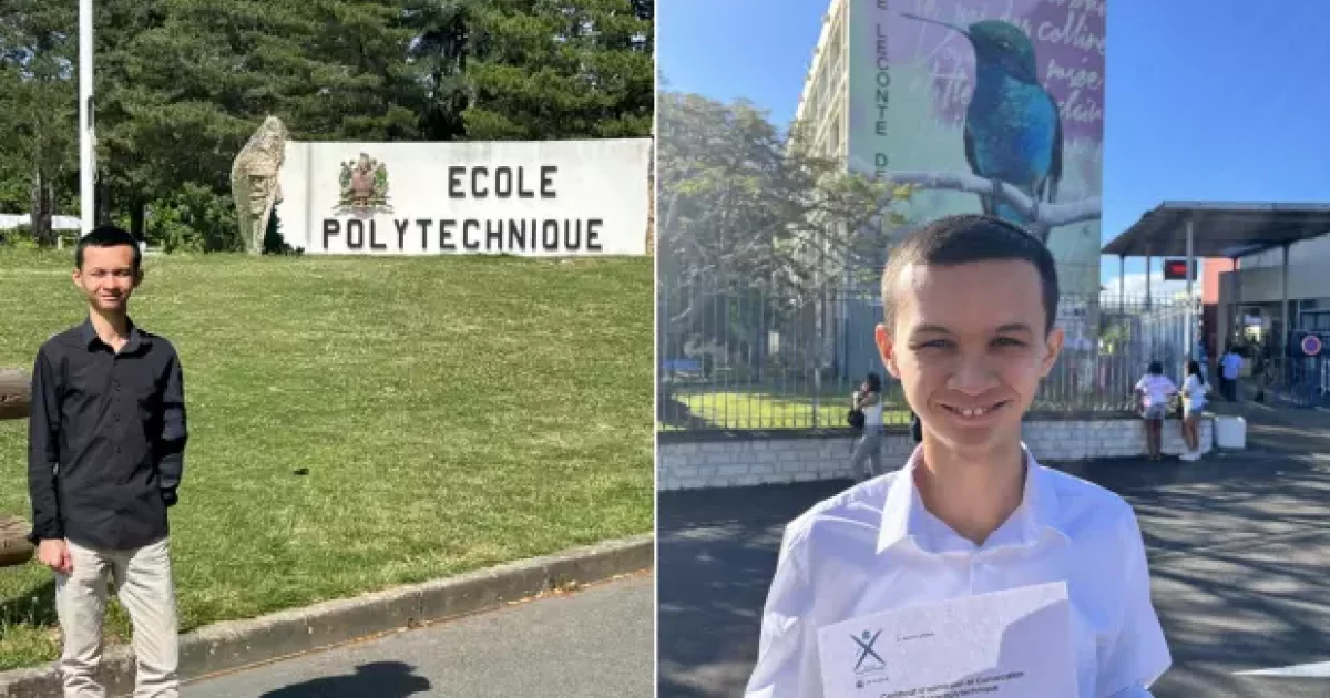 La Réunion : Samuel Chan-NG-Yok, étudiant réunionnais admis à la ...