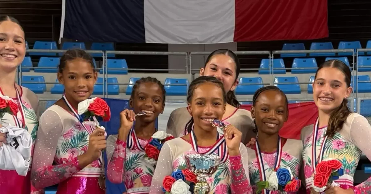 Gymnastique : les Guadeloupéennes de l'Académie du Levant sacrées ...